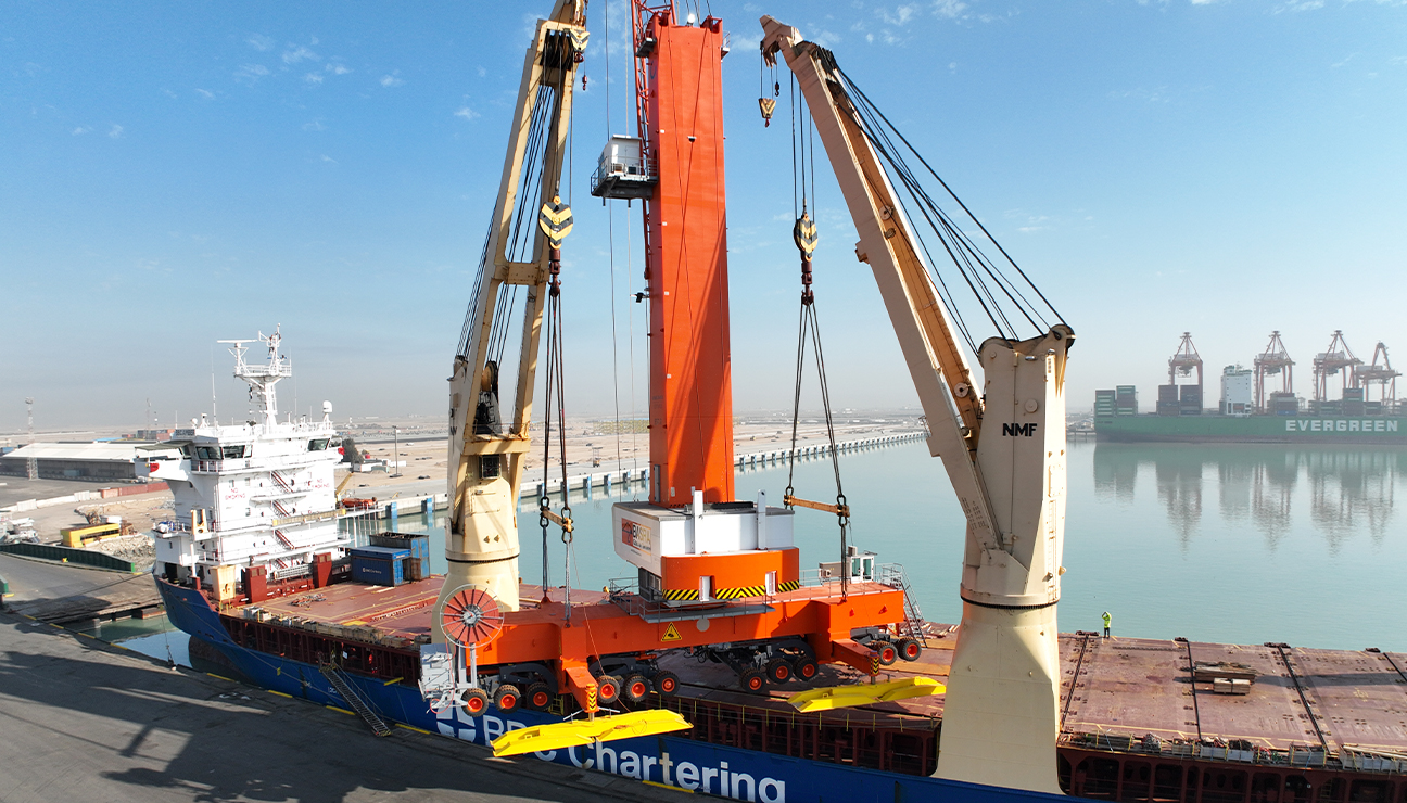 Basra Gateway Terminal gets new MHC | ICTSI Basra Gateway Terminal gets new MHC | ICTSI